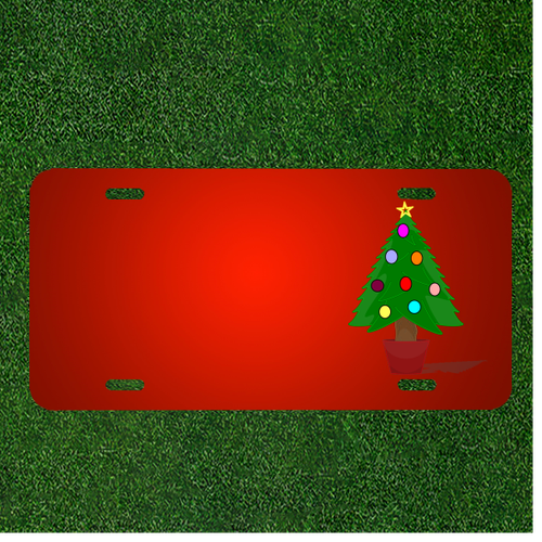 Custom Personalized License Plate With Add Names To Christmas Tree | eBay