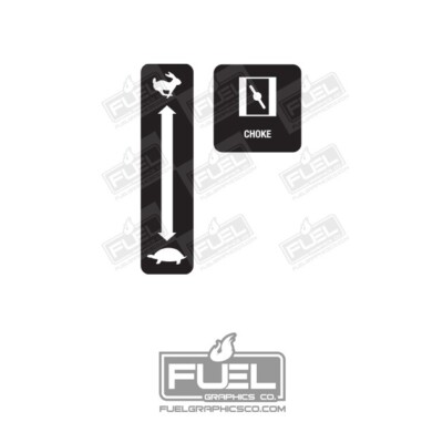 Custom Lawnmower Tractor Skid Loader Bobcat Vinyl Decal Throttle and ...