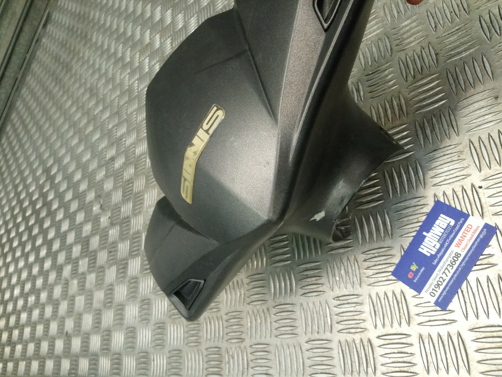 Sinnis Harrier 125cc ZN125 T-22 Front Handlebar Cover Panel #Unit1 ...