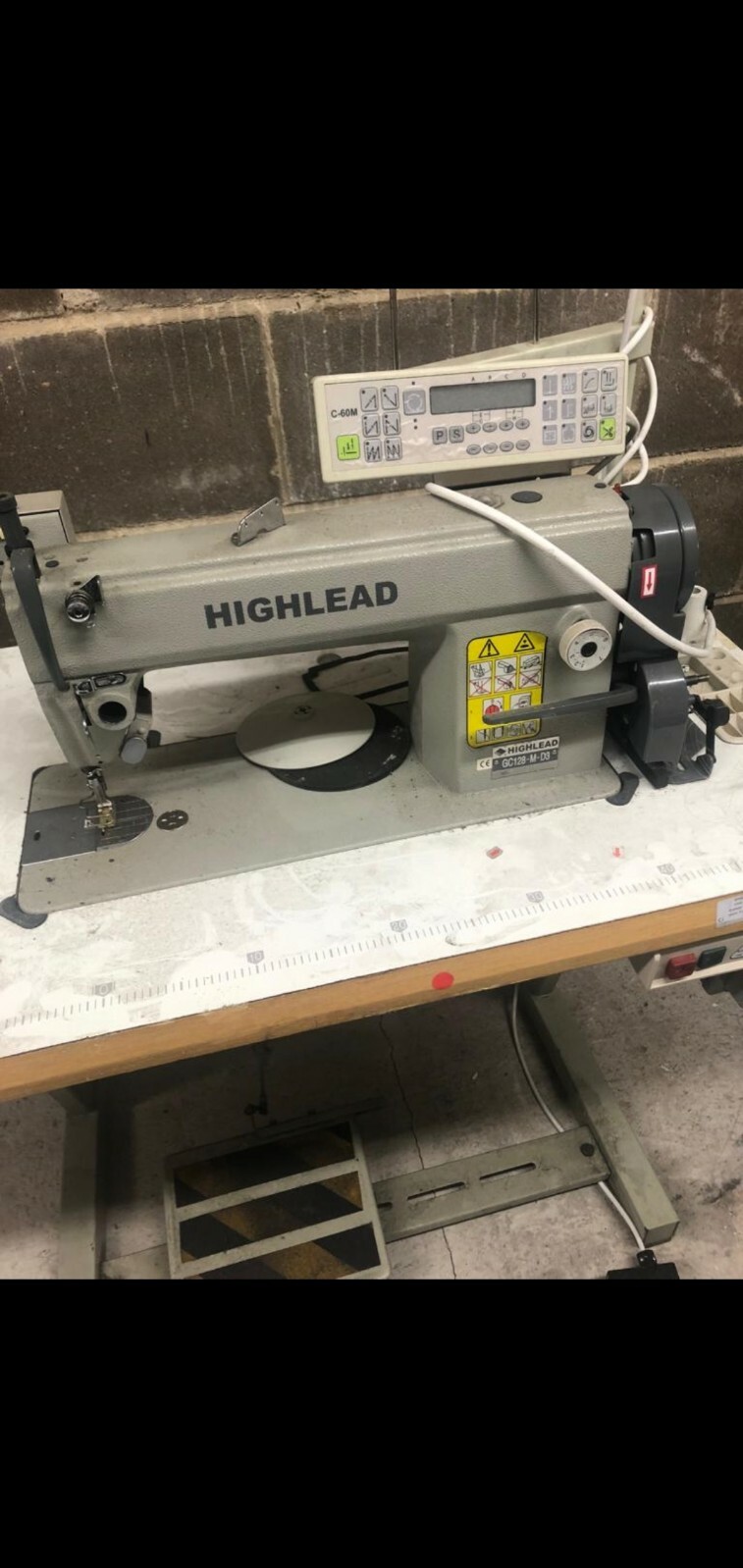 Highlead GC128 M D3 Industrial Sewing Machine with Programmable Top Box ...