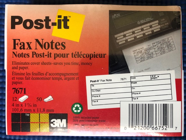 Post-it Fax 7672 by 3m Transmittal Memo Pads for sale online | eBay