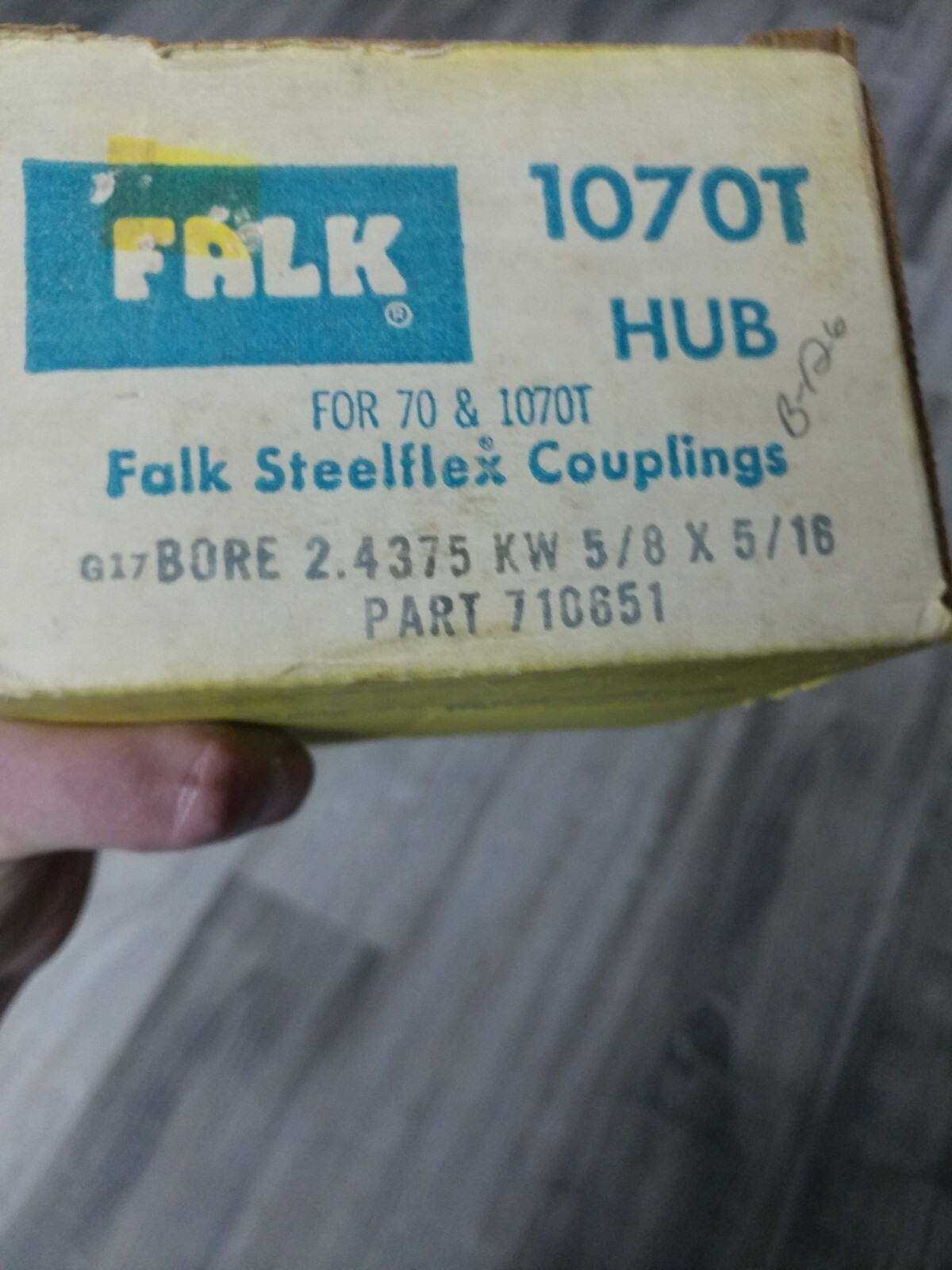 Falk 1070T HUB, Part 710651, Bore 2.4375 KW 5/8 × 5/16 | eBay