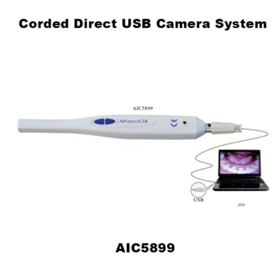 TPC Dental Advance Cam Intraoral Camera Corded Direct USB Camera System ...