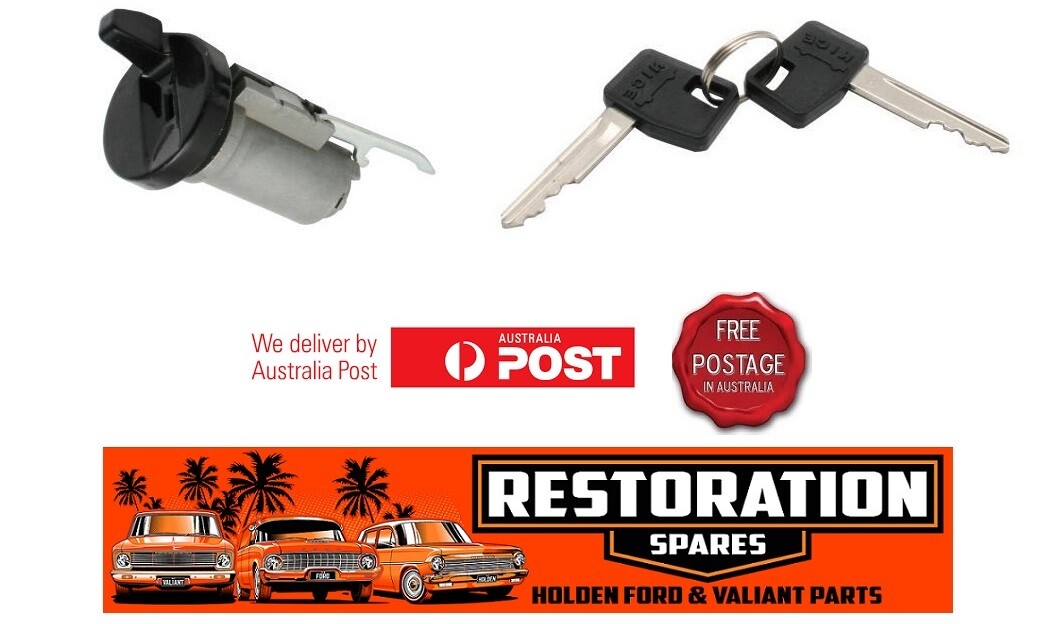 HOLDEN COMMODORE VB VC VH VK VL IGNITION BARREL & KEYS | eBay Australia