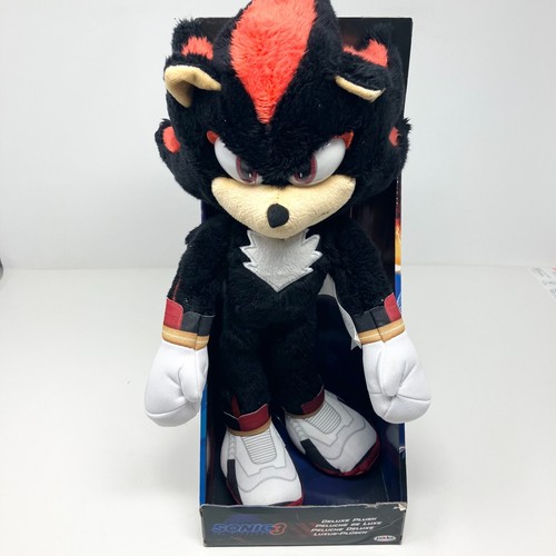 Sonic The Hedgehog 3 Movie 14' Deluxe Plush Shadow New Jakks 2024 ...