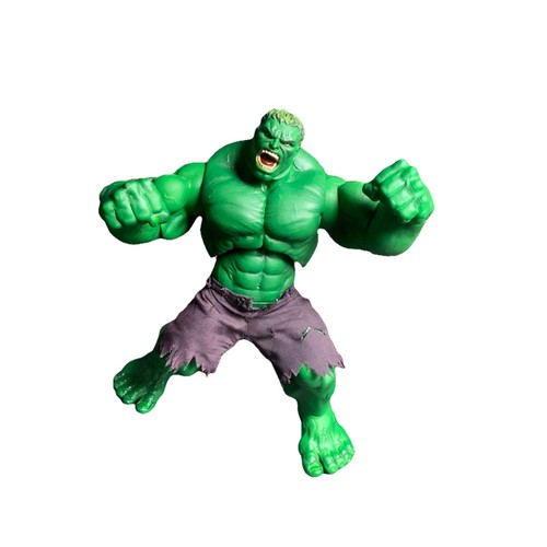 Marvel Incredible Hulk Raging Poseable 13" Figure Rotocast 2003 ToyBiz ...
