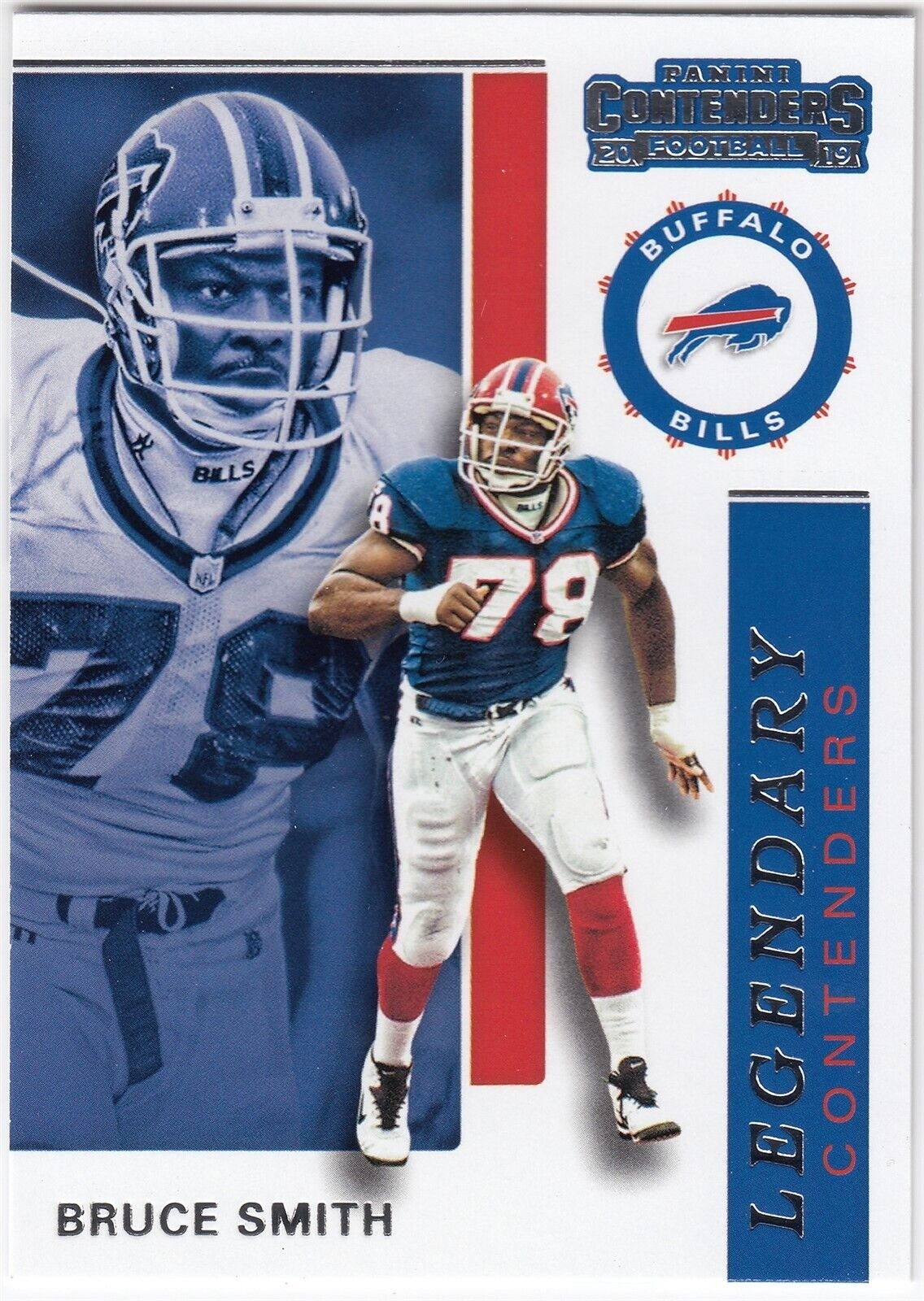 BRUCE SMITH 2019 Panini Contenders Legendary Contenders #LC-BS Buffalo ...