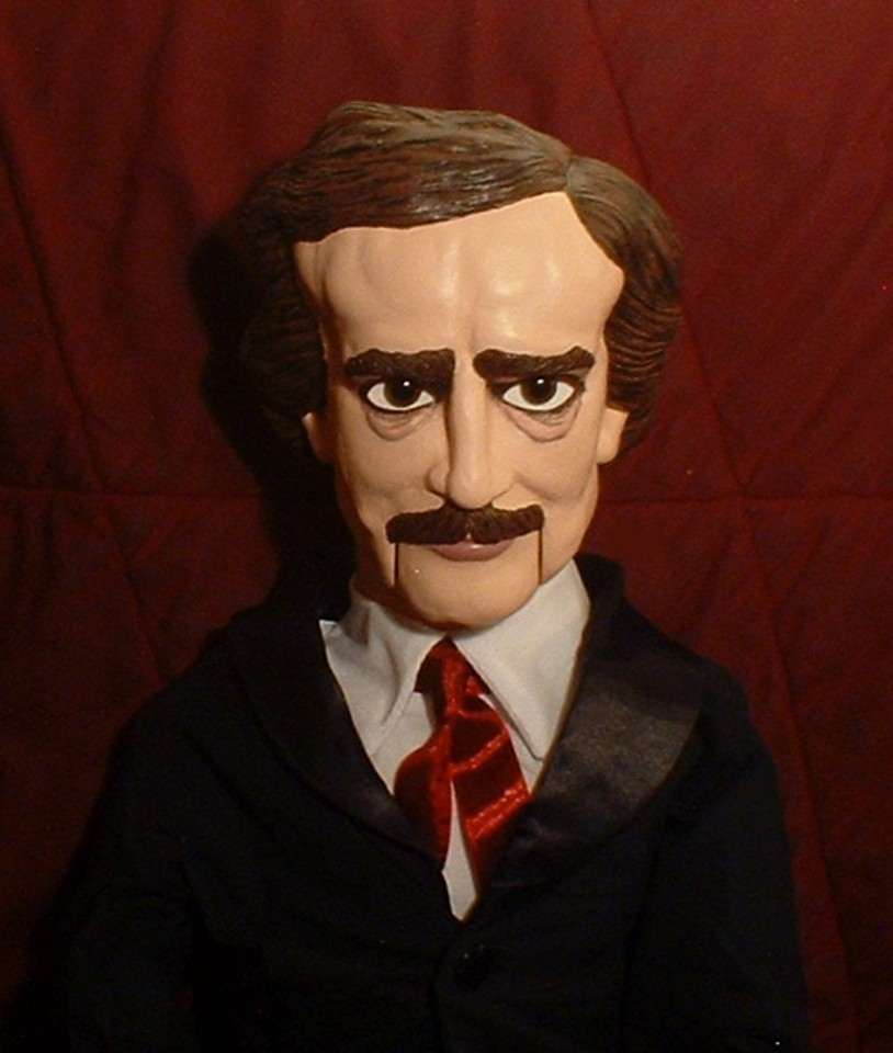 HAUNTEd Edgar Allan Poe Ventriloquist Dummy "EYES FOLLOW YOU" doll ...