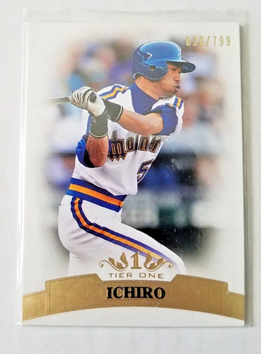 Ichiro Suzuki 2011 Topps Tier One 020/799 Mariners #51 A5 | eBay