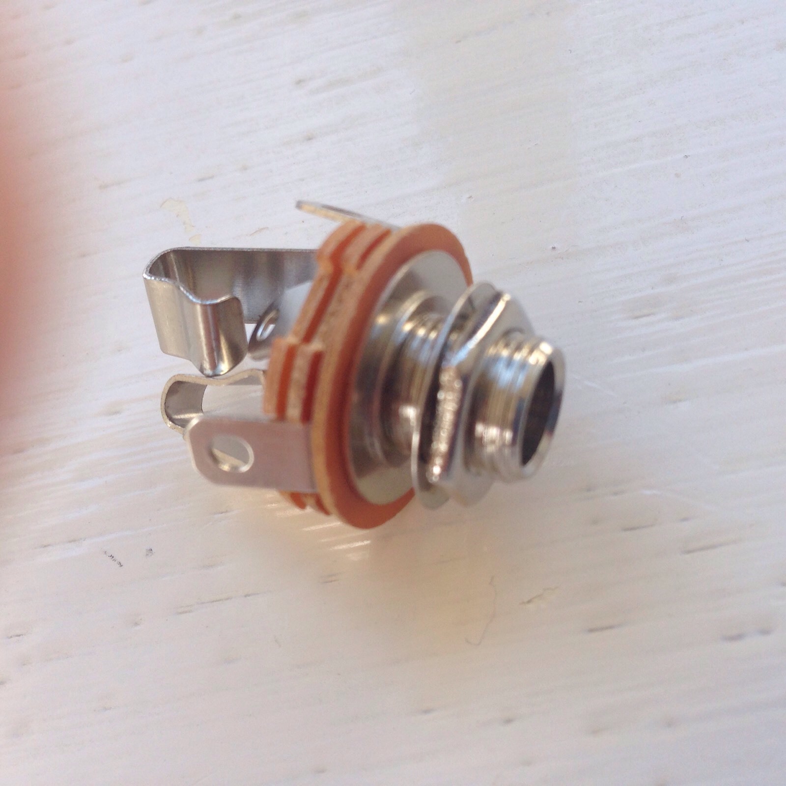 Guitar Stereo Output Jack Socket + Nut & Washer New! Quality Made | eBay UK