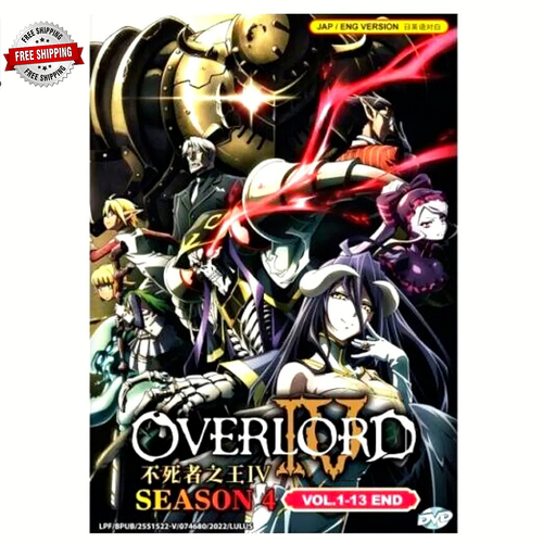 OVERLORD Season 1-4 Complete TV Series (1-52 + OVA ) DVD Anime English ...