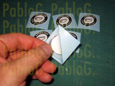 UCI approved frame custom brand decal set X3 vinyl adesivi autocollants ...