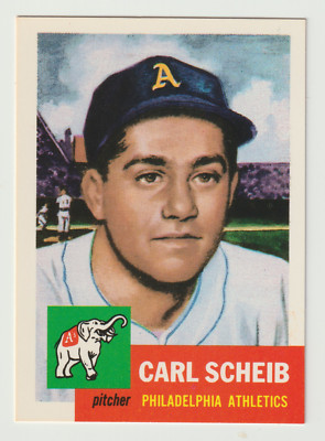 1991 Topps Archives - The Ultimate 1953 Series - #57 - CARL SCHEIB | eBay