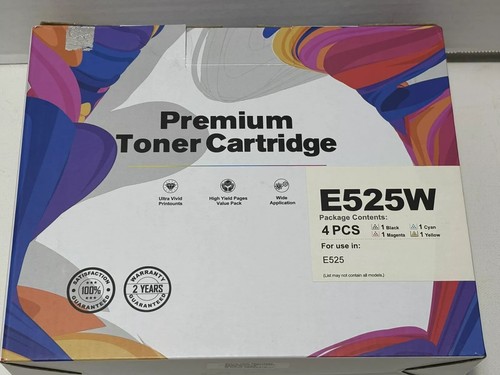 LD Compatible Dell E525w Toner Cartridge Set: 1 Black 1 Cyan 1 Magenta 1 Yellow 843964082091| eBay