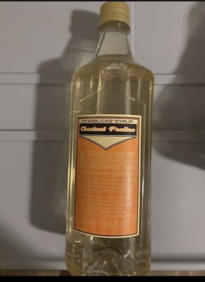 Starbucks Seasonal Chestnut Praline Syrup (1L) 33.8 OZ | eBay