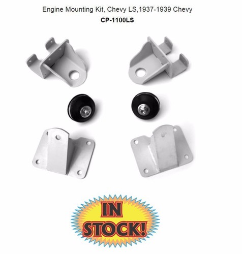 Chassis Engineering CP-1100LS - 1937-39 Chevy Engine Mounts with Chevy ...