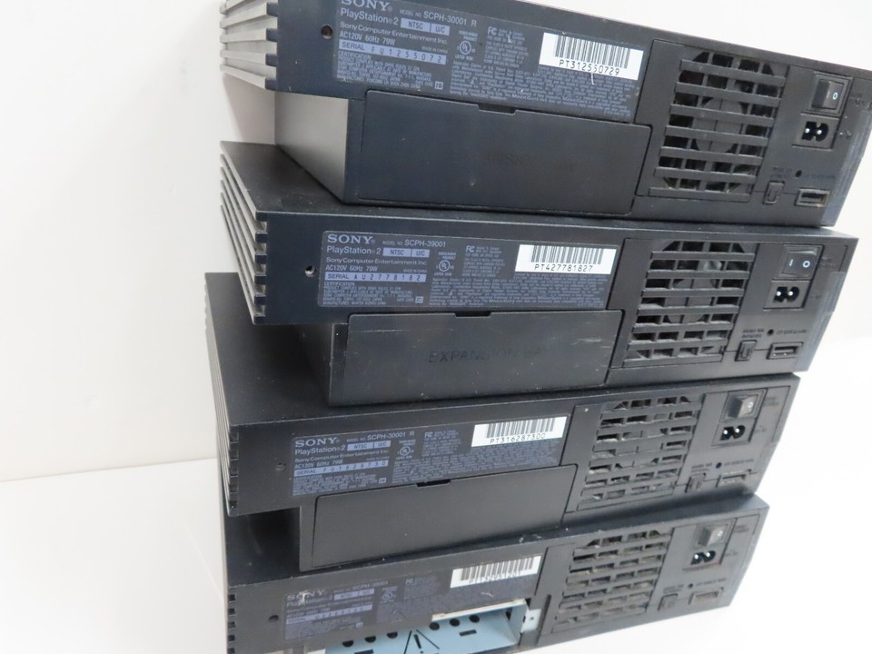 BROKEN LOT - SONY PLAYSTATION 2 PS2 SYSTEMS CONSOLES & CONTROLLERS ...