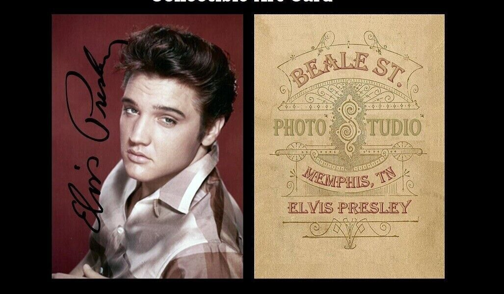 ELVIS PRESLEY / AUTOGRAPH CARD & COLLECTIBLES! | eBay