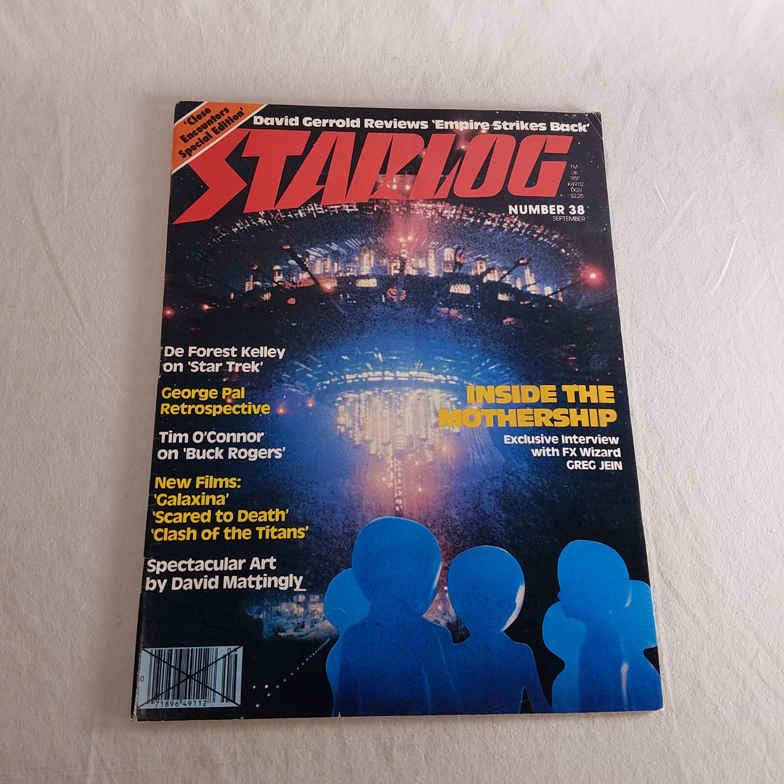SEPT 1980 STARLOG MAGAZINE Issue # 38 CLOSE ENCOUNTERS OF THE THIRD ...