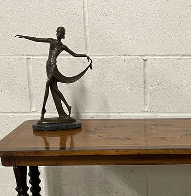 Beautiful Elegant Art Deco Dancing Lady Figurine After Lorenzl | eBay