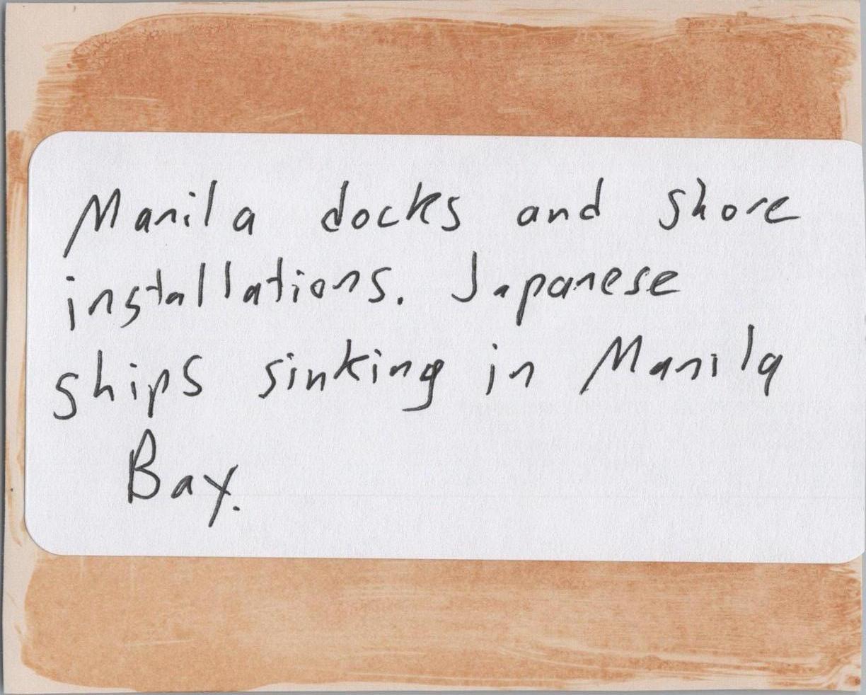 WW2 Battle of Manila 1945 original aerial view docks attack Photo | eBay