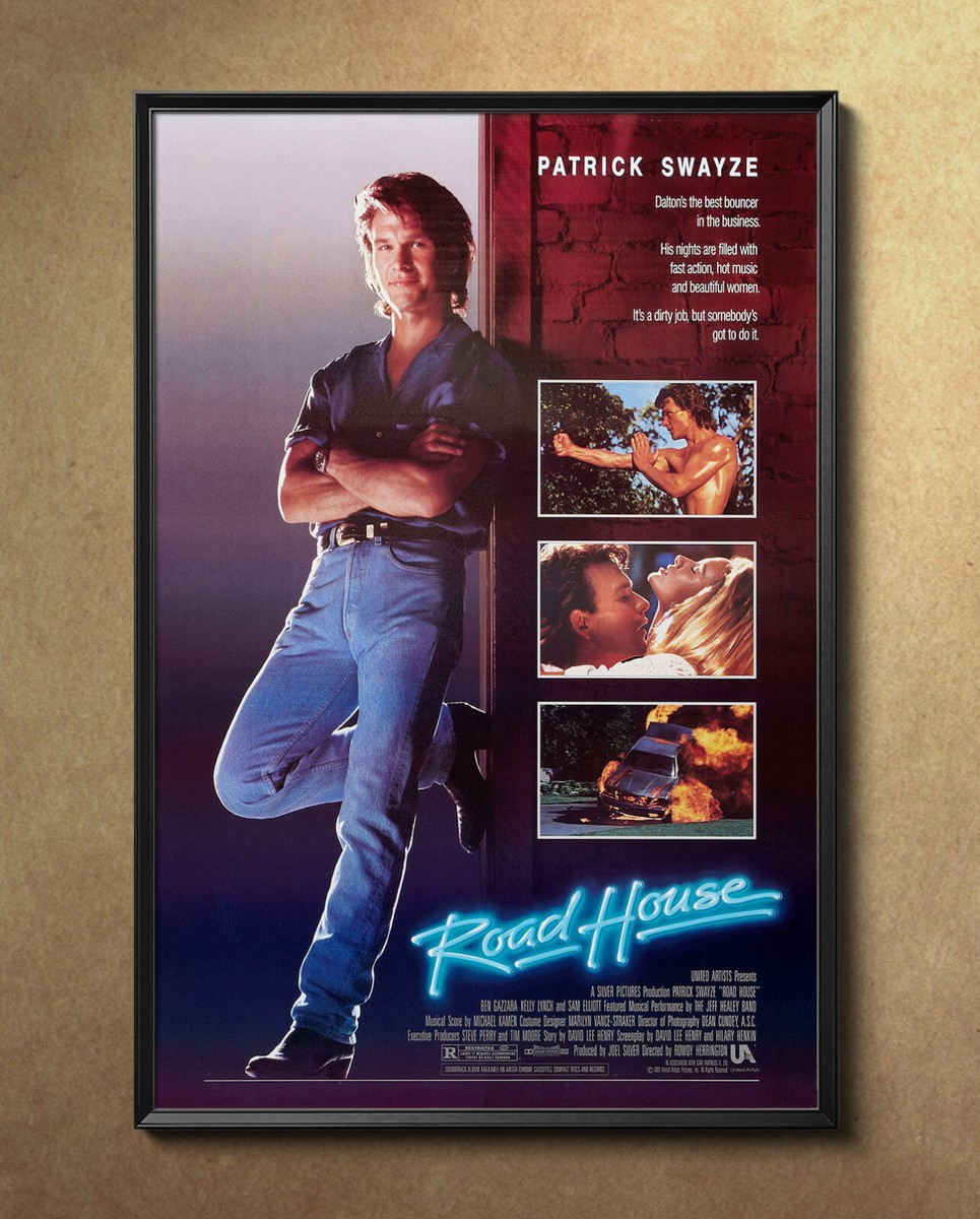 Manifesto Del Roadhouse Di Patrick Swayze