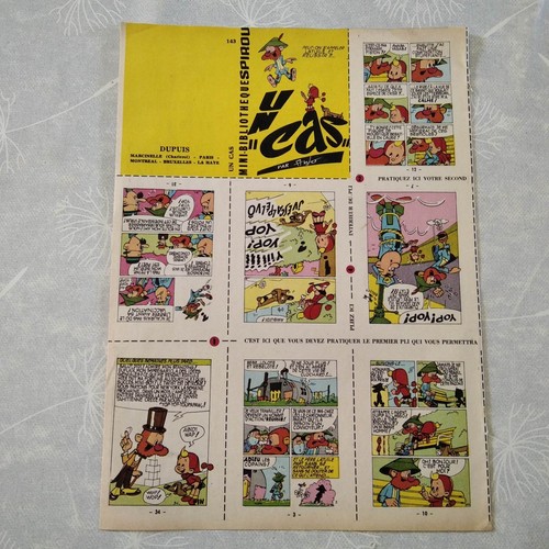 mini BD Journal de Spirou neuve non montée Un cas - Anjo | eBay
