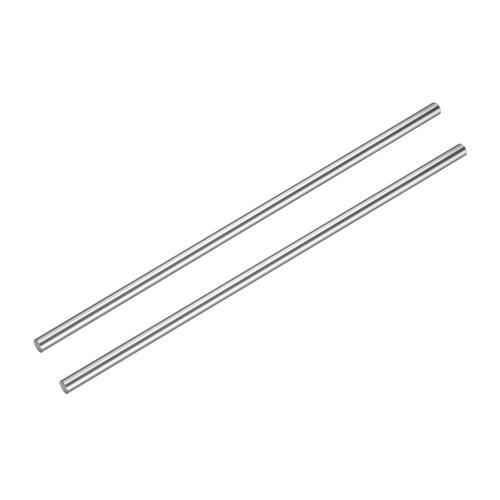 2pcs Linear Motion Rod 10mm x 350mm Case Hardened Steel Chrome Linear ...