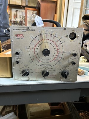 Vintage EICO Model 950 Bridge Capacitor Tester Magic Eye Tube ...