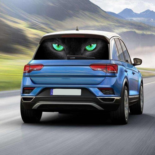 Funny Car Rear Window Sticker Wrap Cartattoo Truck Body Scary Horror ...