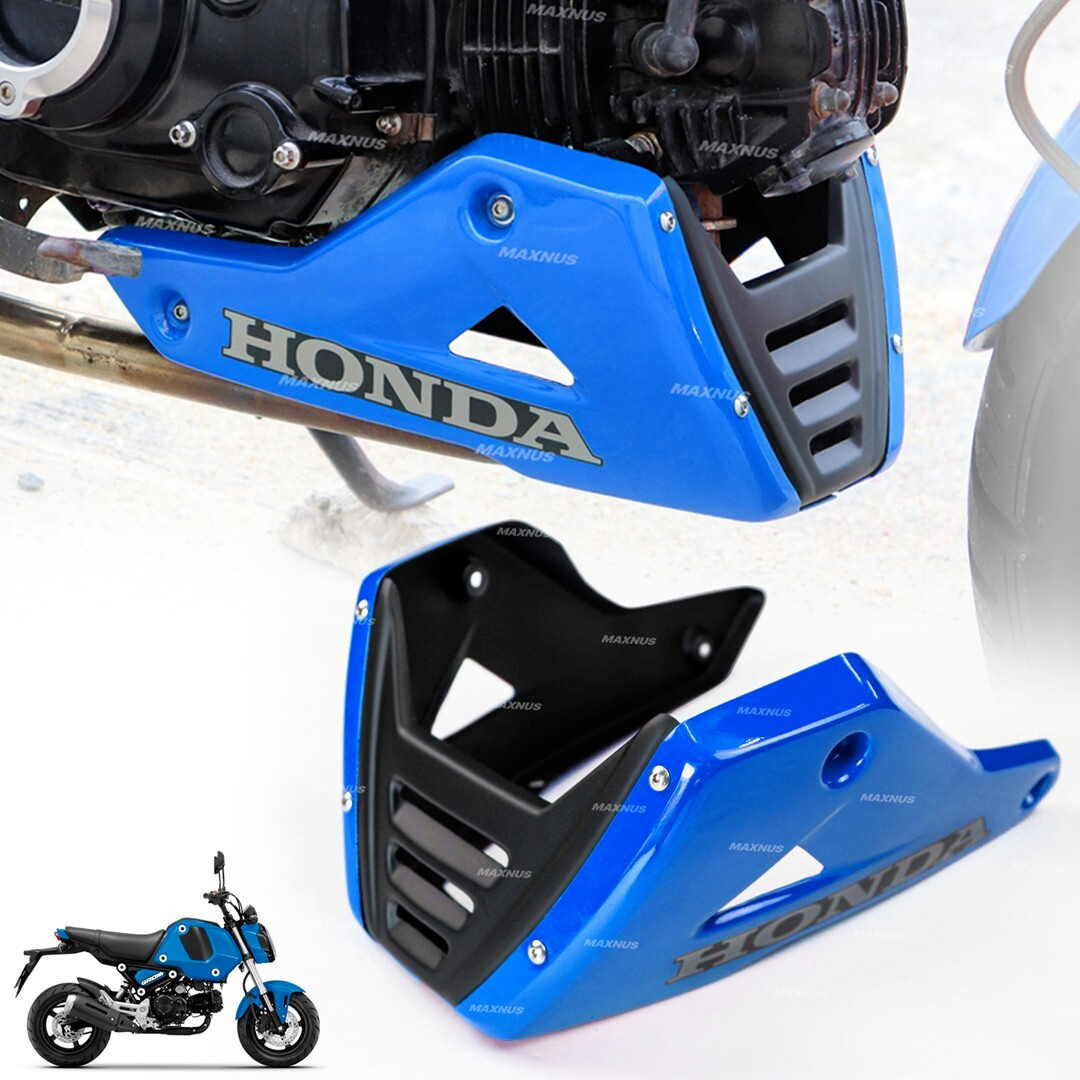 BLUE BELLY PAN UNDER CRANK FAIRING GUARD COVER FOR HONDA GROM 125 2021 ...