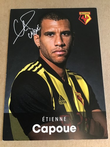 Etienne Capoue, France 🇫🇷 Watford FC 2018/19 PRINT | eBay