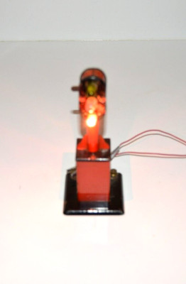 VINTAGE MARX ALL METAL #404 0 SCALE 3 LIGHT BLOCK SIGNAL TESTED WORKS ...