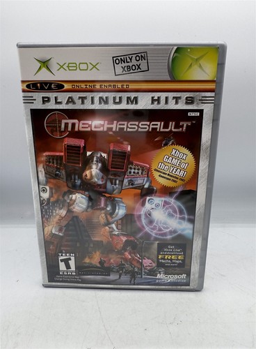 ORIGINAL XBOX MECHASSAULT PLATINUM HITS COMPLETE GAME WITH MANUAL | eBay