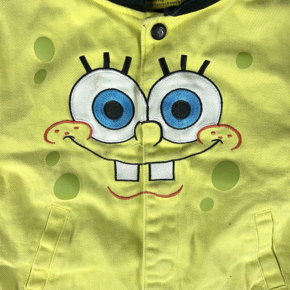 SpongeBob Squarepants Jacket Youth Size 5 Yellow JH Design Nickelodeon ...