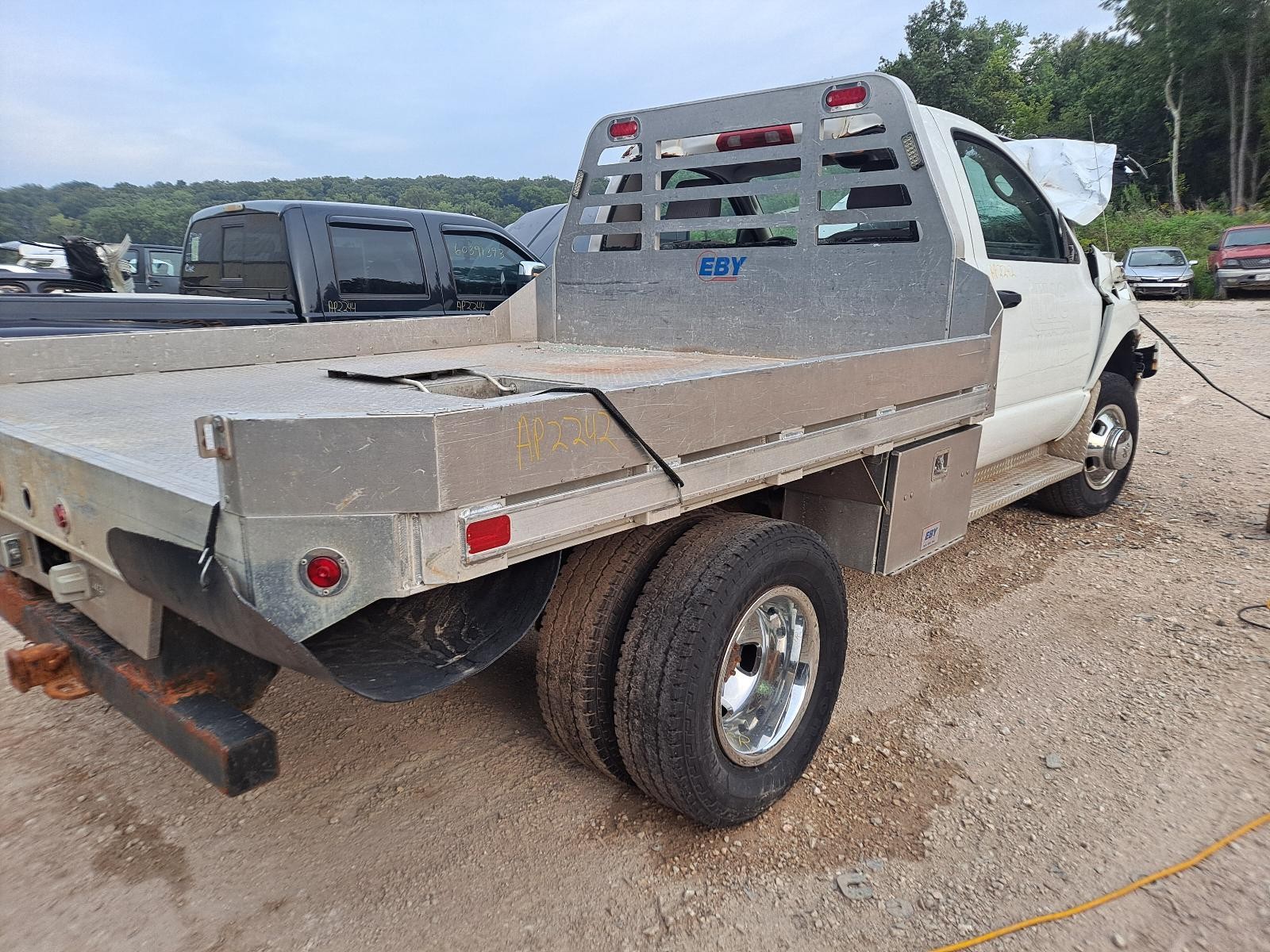 2006-2009 Dodge Ram 3500 8' Dually EBY INK Aluminum Flat Bed with Boxes ...