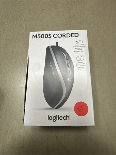 Logitech Advanced Wired Corded Mouse with Hyper-fast Scrolling & Tilt ...