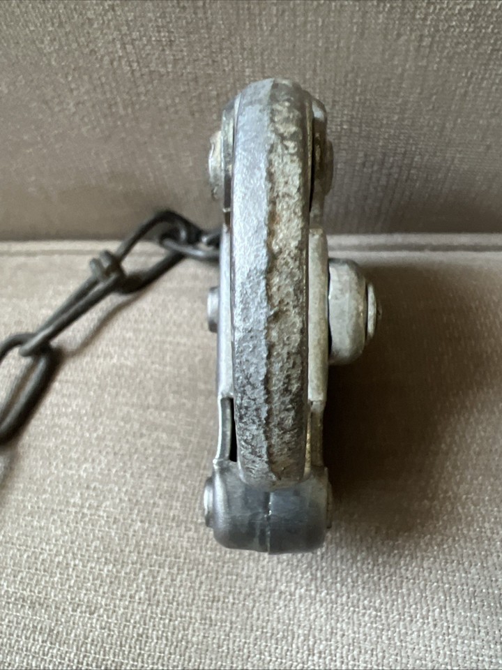 Antique Vintage Adlake Railroad Padlock Swing Arm Lock w/ Chain - No ...
