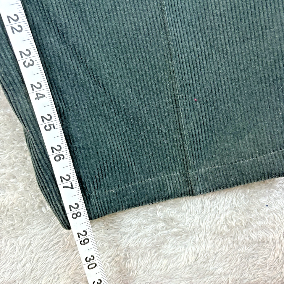 Polo Ralph Lauren Mens Polo Cords Pleated Corduroy Pants Dark Green ...