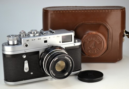 FULLY SERVICED! 1968 EXPORT USSR "ZORKI 4" RF CAMERA + INDUSTAR-61 L/D ...