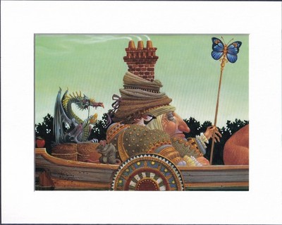 8X10 Matted Print Picture Art by James C Christensen: Side Wheeler ...