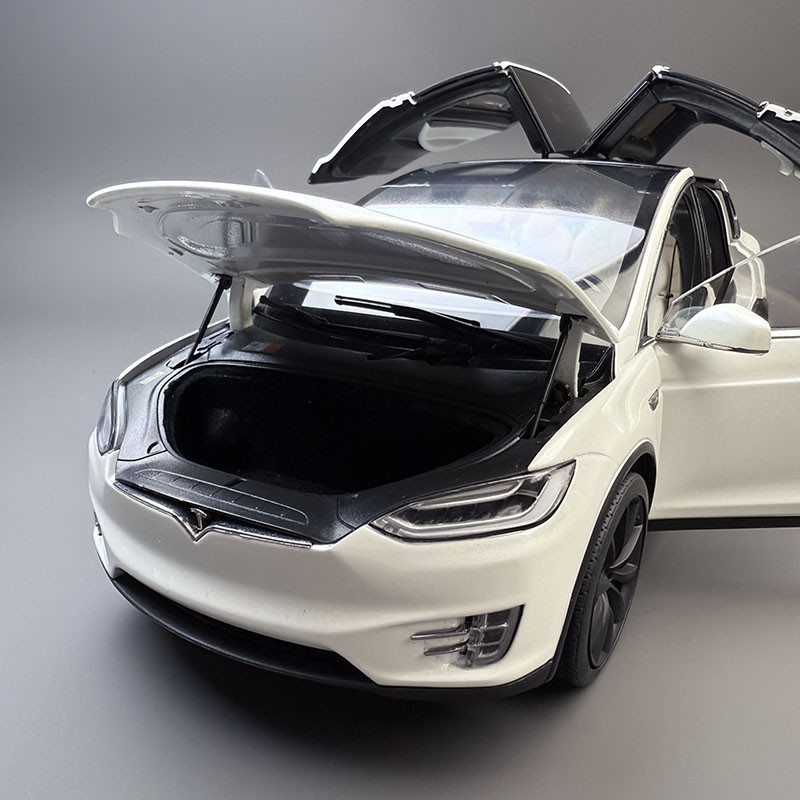 Original car model 1:18 MODEL X gull wing door SUV alloy car model | eBay