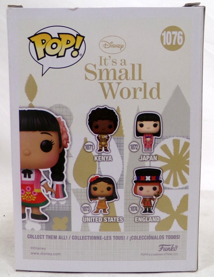 Funko Pop! Disney It's a Small World 1076 Mexico 2021 Summer Con Vinyl ...