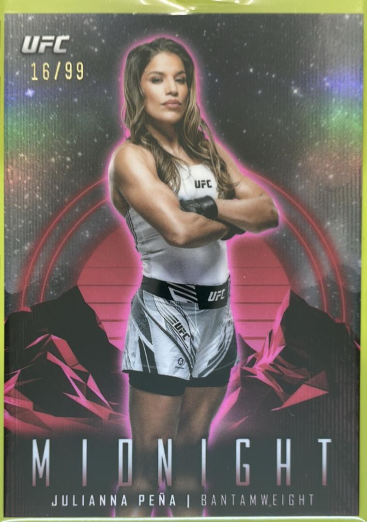 2024 Topps Midnight UFC - Julianna Pena #3 Twilight /99 for sale online ...