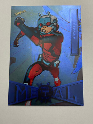 2021 Marvel Metal Universe Spider-Man Light FX Neon Blue #4 Ant-Man | eBay