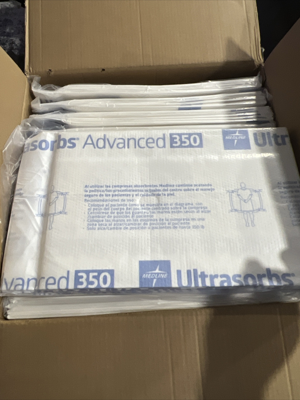 10-Pack Medline Ultrasorb2436 Advanced Premium Underpads 23" " kp for ...