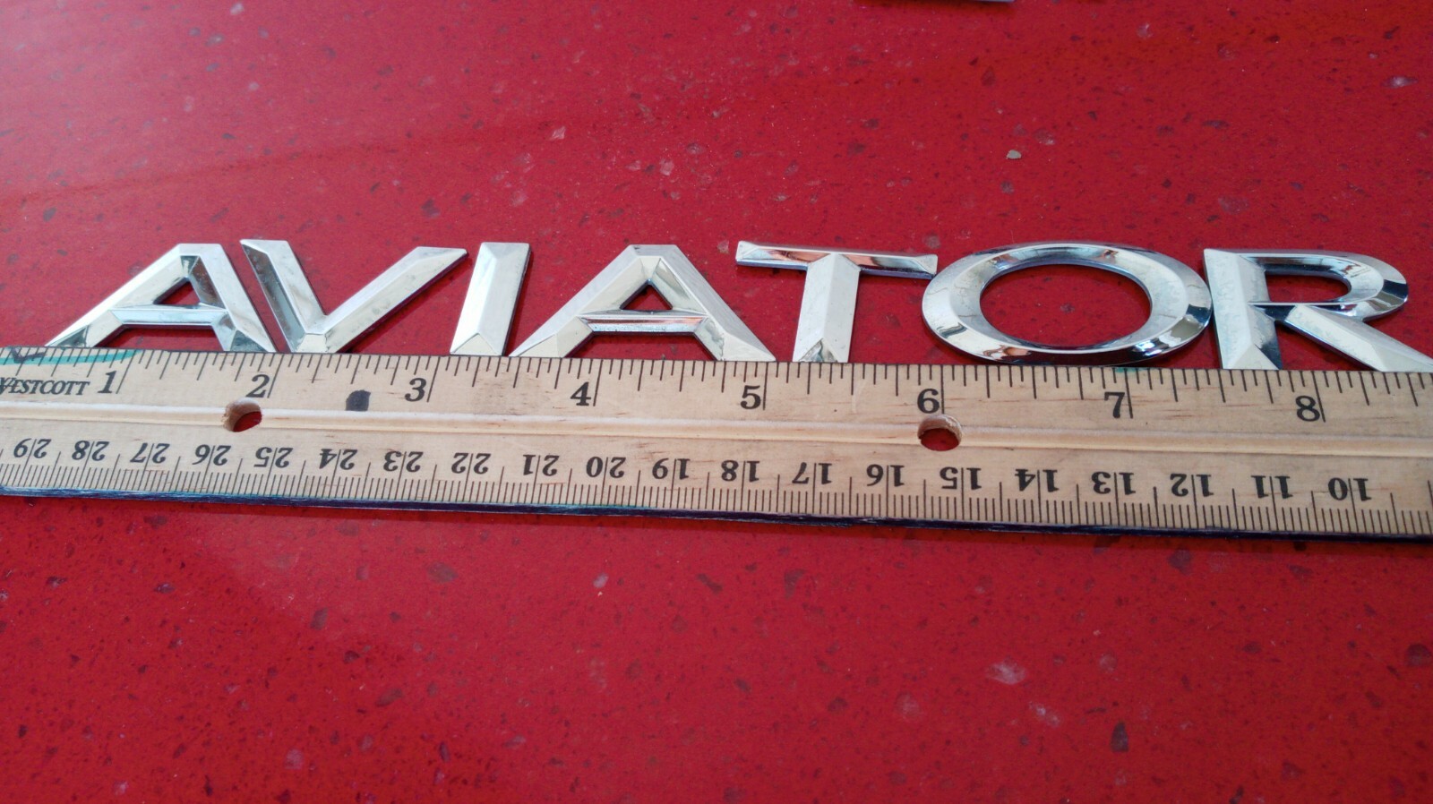 Lincoln Aviator emblem letters badge decal symbol trunk logo OEM ...