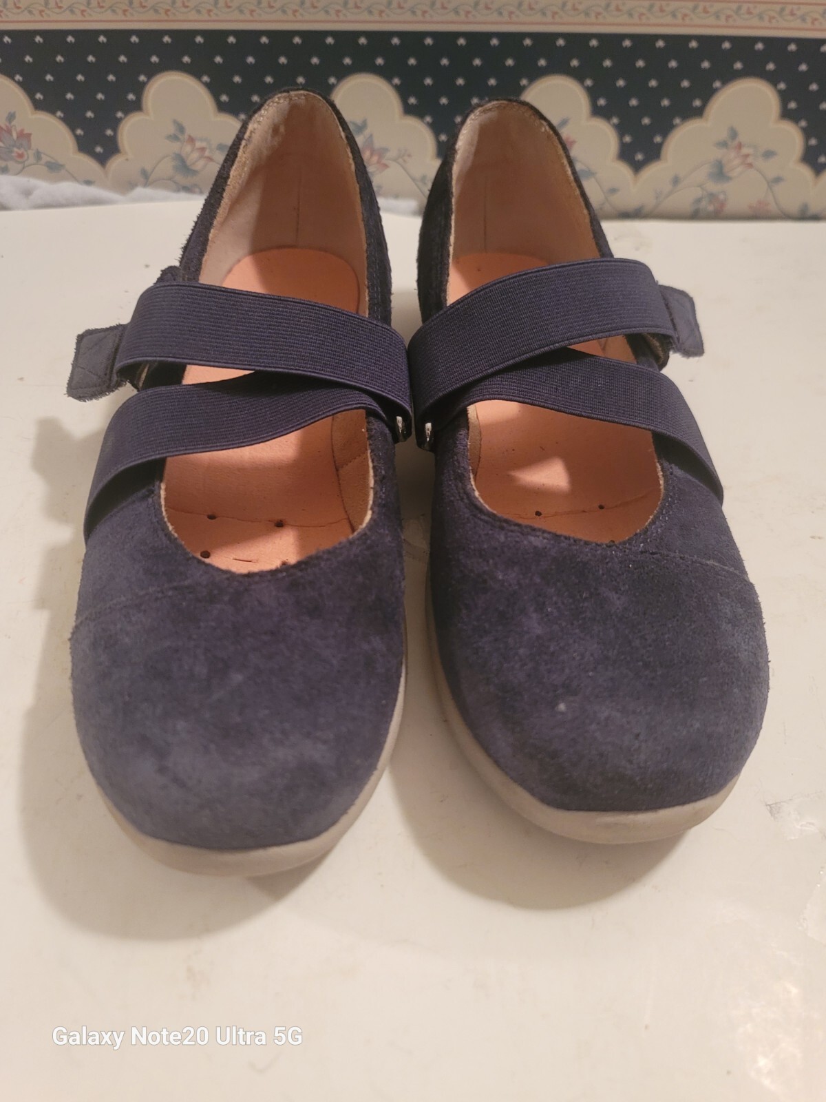 VIONIC Magnolia Shelby Blue Suede Shoe Mary Jane Size US 8 EUR 39 No ...