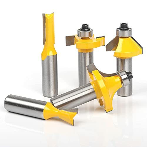 MNA Router Bits 35 Pcs Set 35 Pieces 1/2 Inch Shank Router Bit Kit ...