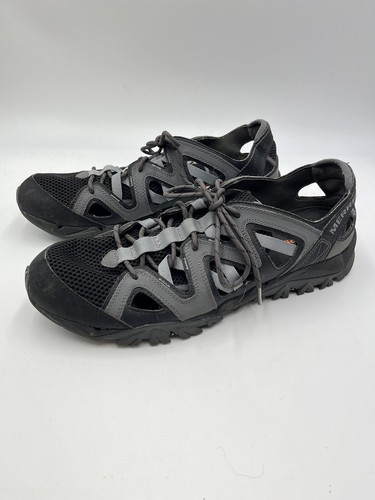 MERRELL Tetrex Crest Wrap Mesh Sport Shoe Gray Black Vented J12845 Men ...